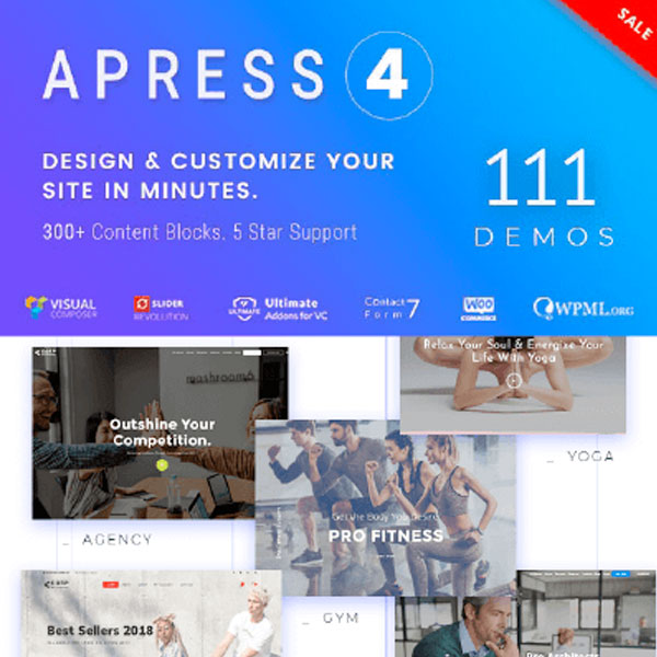 Download Apress – Responsive Multi-Purpose Theme giá rẻ